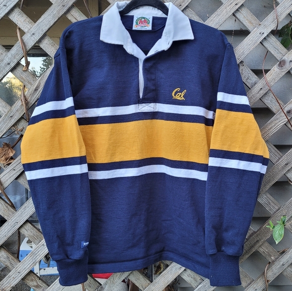 Vintage | Shirts | Vintage Barbarian Cal State Rugby Shirt | Poshmark